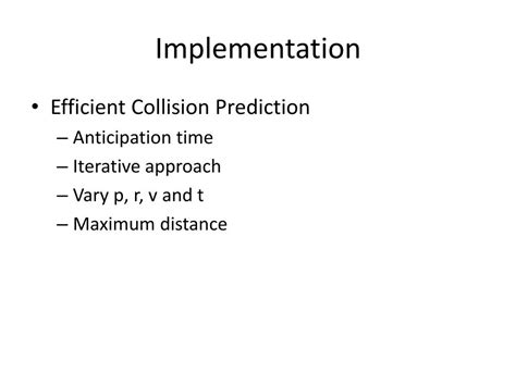 Ppt A Predictive Collision Avoidance Model For Pedestrian Simulation