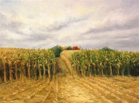 Drawing Of Corn Field At Richard Avitia Blog