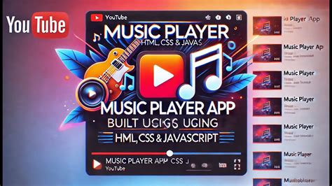 🎵 Build A Stylish Music Player App With Html Css And Javascript Step By Step Tutorial 🎶 Youtube