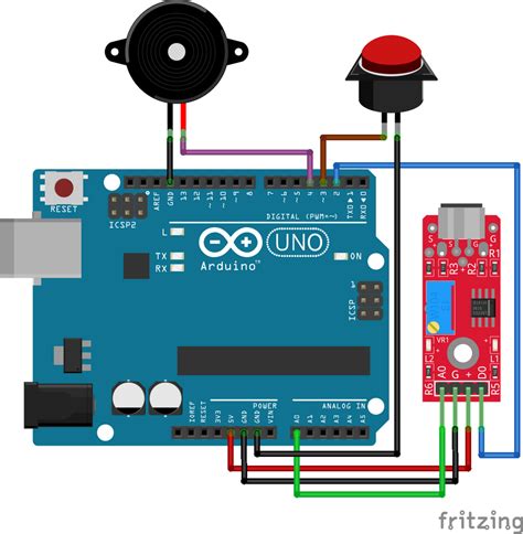 sistema de alarma activado por sonido con arduino y ky 037 tecneu