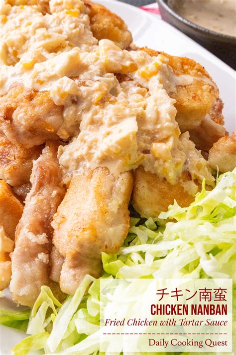 Chicken Nanban Fried Chicken With Tartar Sauce Daily Cooking Quest