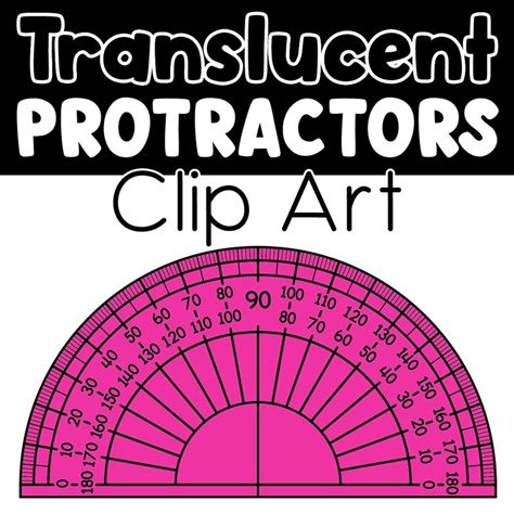 My Math Resources Protractor Clip Art