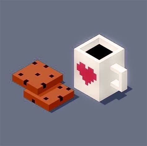 Isometric Art In Minecraft Crafts