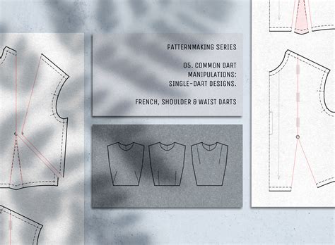 common dart manipulations single dart designs dressed in a dress