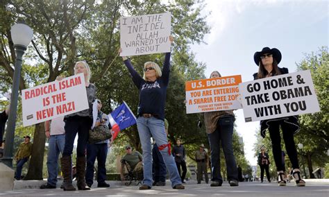 Texas Muslim Capitol Day Marred By Anti Islam Protesters