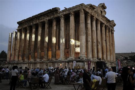 El Histórico Festival De Baalbek Vuelve A Las Ruinas Más Famosas Del