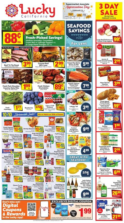 Lucky Supermarkets Ad Circular 0222 02282023 Rabato