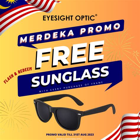 Free Sunglasses Promo Eyesight Optic G Plaza Merdeka