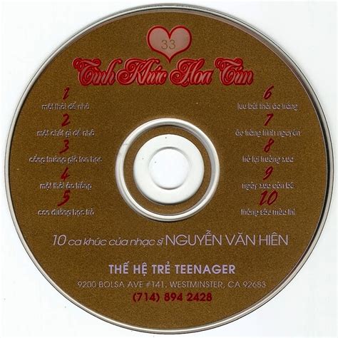 Thế Hệ Trẻ Cd 033 Va 10 Ca Khúc Nguyễn Văn Hiên ~ Cover Nhạc Việt
