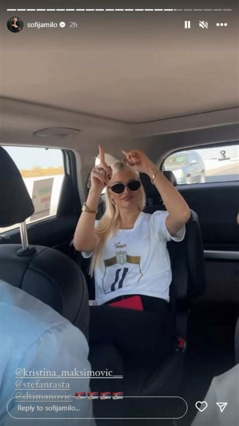 Sofija Milošević Došla Je Da Podrži Srpsku Reprezentaciju