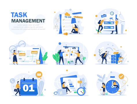 Premium Vector Task Management Tool Flat Illustration Concepttask List And Deadlines