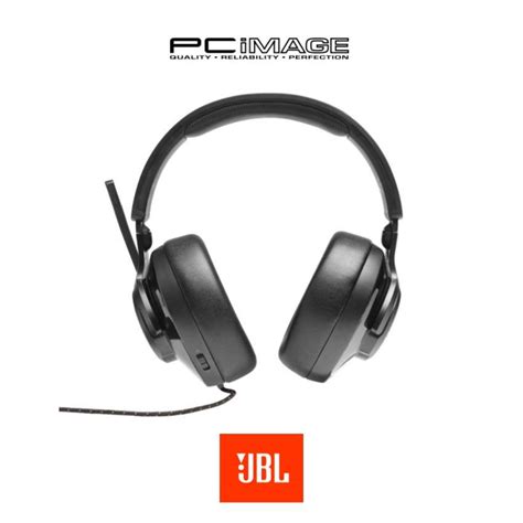 Jbl Quantum Hybrid Wired Over Ear Gaming Headset With Flip Up Mic Surround Sound Black