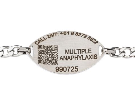 Medicalert Embossed Bracelet Id Only