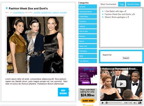 vanity wordpress theme vanity magazine wp theme