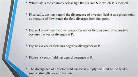 Divergence Of Vector And Divergence Theorem Pptx