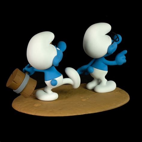 Fariboles Brilsmurf Krijgt Een Pak Slaag Farcla