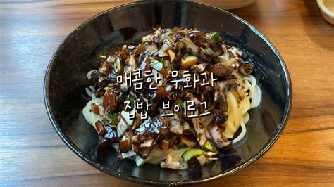 맛잘알 호소인의 집밥 브이로그 맛있는 음식들에 나는 또 물개가 되🤍🦭솥단지 카레 만들기대전 간짜장 노포 맛집 옥류관신도 칼국수오징어 두부 두루치기팬케이크🥞