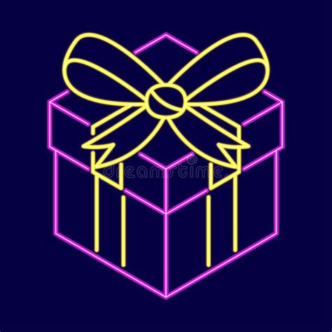 Vector Cute T Box Icon Stock Vector Illustration Of Christmas