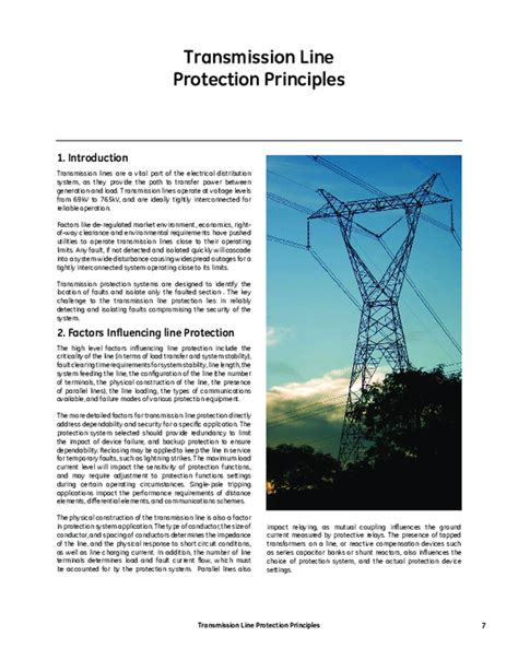 Pdf Transmission Line Protection Principles