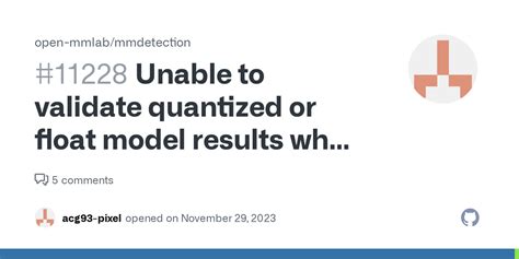 Unable To Validate Quantized Or Float Model Results When Using Model Forward Method · Issue
