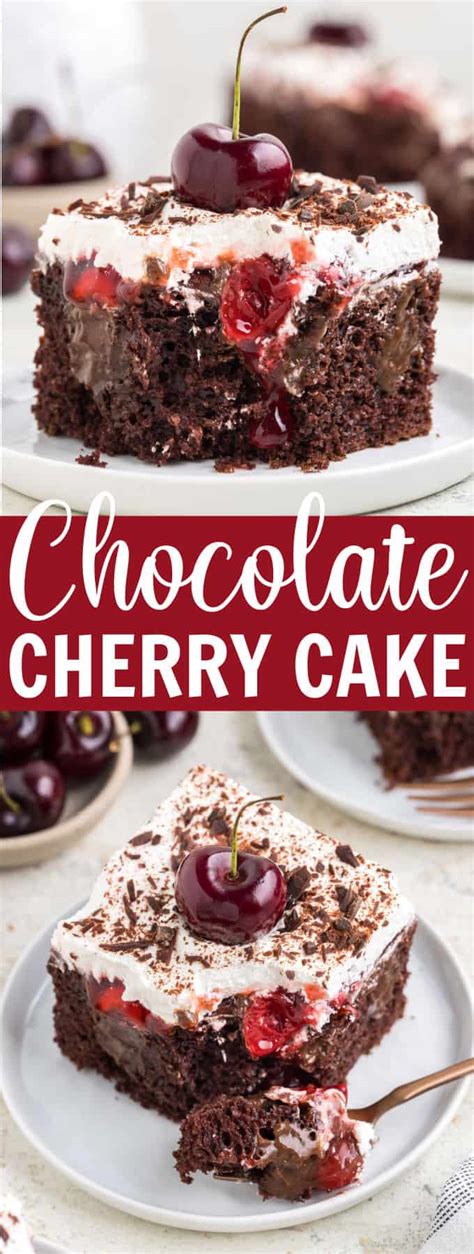 Easy Cherry Chocolate Cake Belle Of The Kitchen