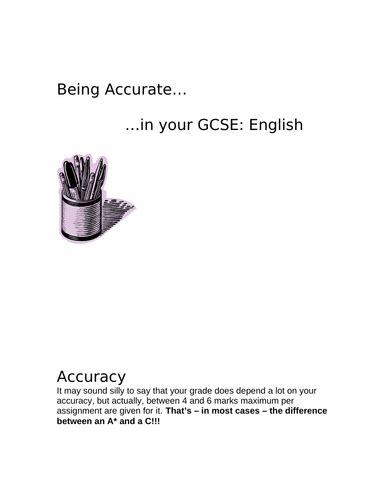 Proof Reading Resource Teaching Resources