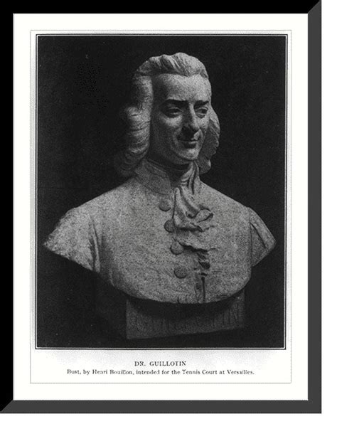 Historic Framed Print Dr Joseph Ignace Guillotin 17 7 8 X 21 7 8