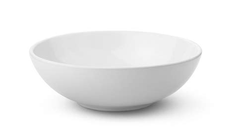 Elegant Bowl Display On White Background