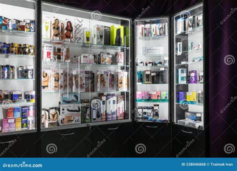 Minsk Belarus Dec 20 2021 Sex Shop Interior Toys For Orgasm Stimulation Editorial Stock