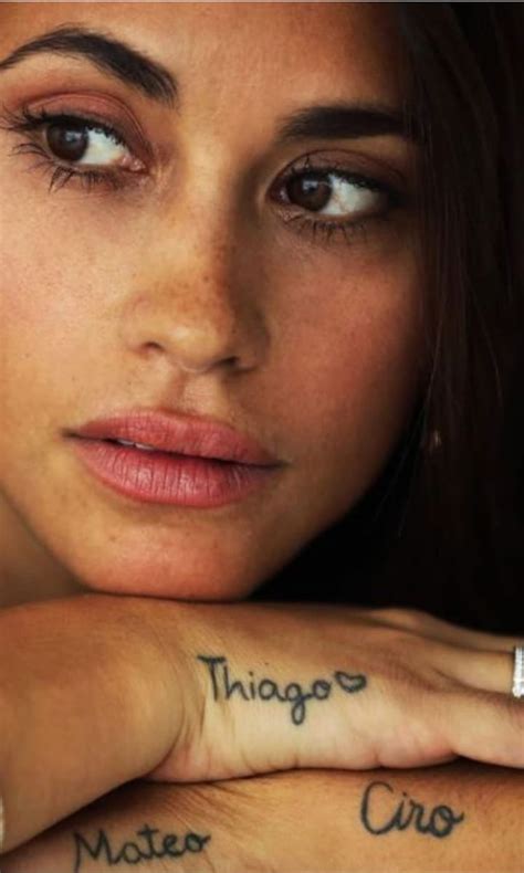 Antonela Roccuzzos 7 Tattoos Including The Tributes To Her Husband Lionel Messi