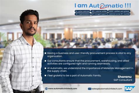 Automatic Infotech On Linkedin Iamautomatic Team Sap Quality Sapservices Sapproducts