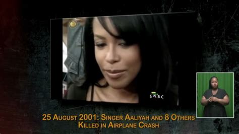 This Day In History Singer Aaliyah 8 Others Killed In A Plane Crash 25 August 2001 Youtube