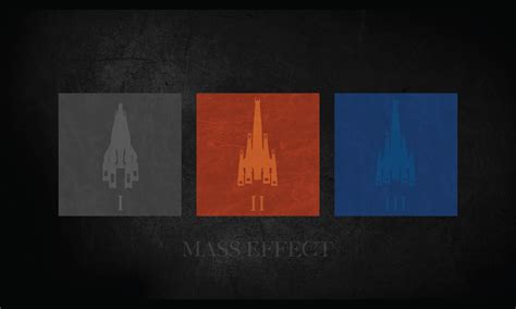 I Put Those Three Minimalistic Mass Effect Posters I Made Into One