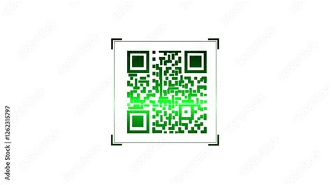 Scan Qr Code Barcode Animation Qr Code Scanner Animated Holographic Qr Code Reveal With Elegant