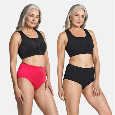 Cotton Panties For Elderly Women High Waist Brief Cut Full Hip
