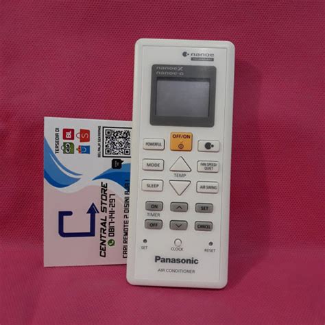 Jual Remote Ac Panasonic 19190 Nanoe Technology Original Jakarta Barat Central Store Id