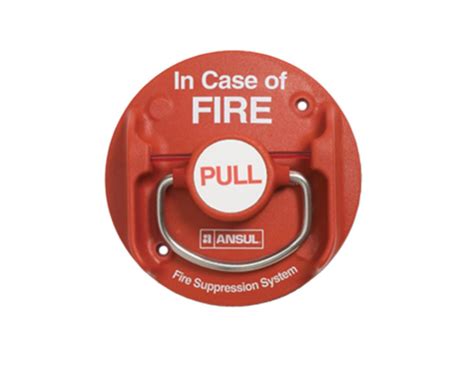 Ansul Remote Pull Station Red Plastic Pull Stations National Fire