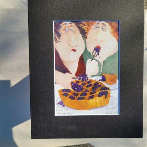 Erika Oller Matted Print Its Just Fruit 8 X 10 4295397530