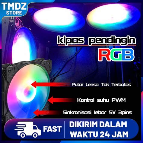Jual Tmdz Fan Casing Fan Casing 12cm Fan Casing Rgb Kipas Pendingin