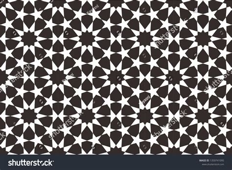 Islamic Square Geometric Repeating Patterns Very Stock Vector Royalty Free 1359741095
