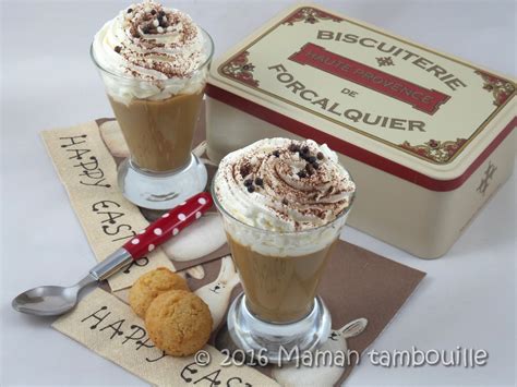 Crème façon liégeois au café Maman Tambouille