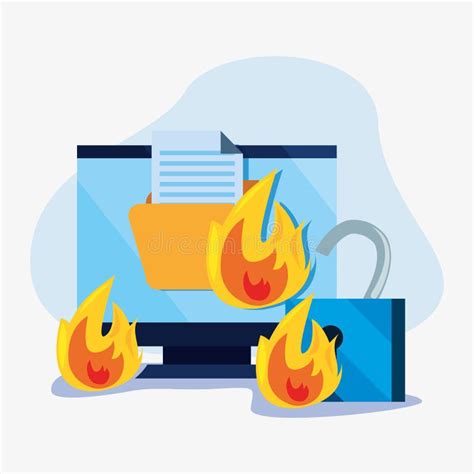 Cybersecurity Data Protection Stock Illustration Illustration Of Lock Virus 147087764