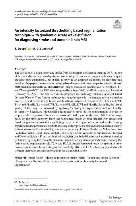An Intensity Factorized Thresholding Based Segmentation Technique With