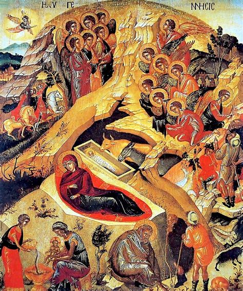 Греческая икона Рождества Христова: picturehistory — LiveJournal