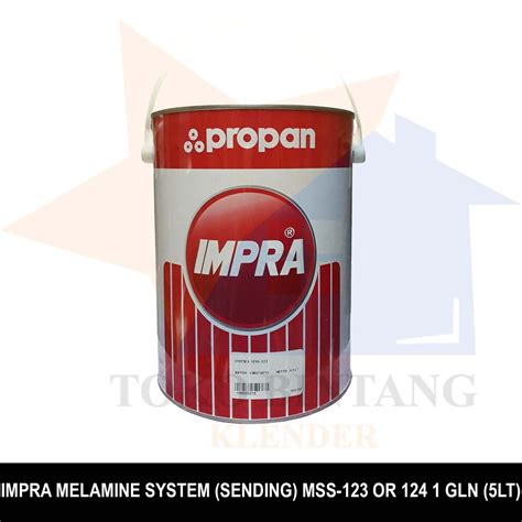 Jual Impra Melamine System Sending Mss 123 124 1 Gln 5 Kg Shopee