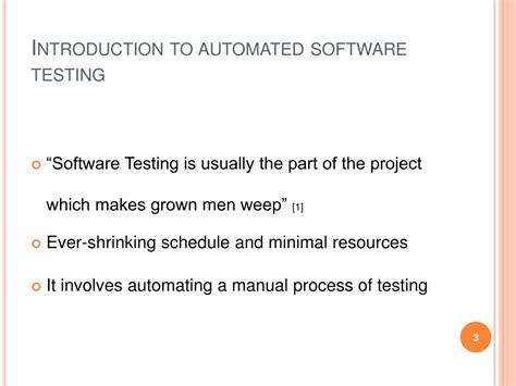 PPT Automated Software Testing PowerPoint Presentation Free Download ID