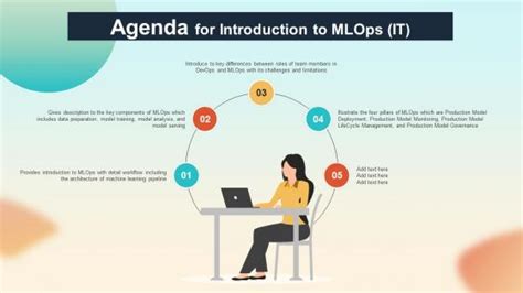 Agenda For Introduction To Mlops It Ppt Infographics