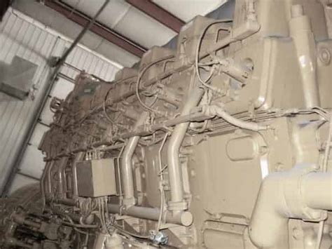 2300kw Natural Gas Generator 2400v Caterpillar G3612 Hd Power Equipment