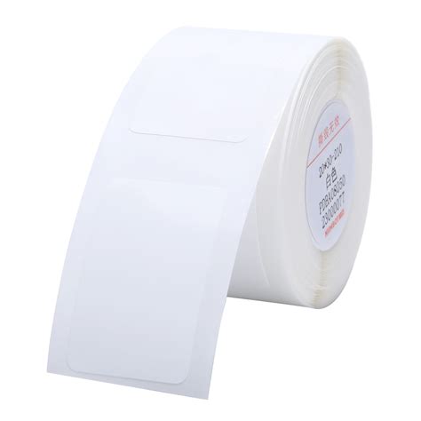 Thermal Cable Label Paper For D101 Label Printer Barcode Price Size Name Blank Labels Waterproof