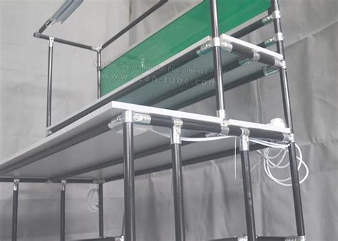 Workshop Lean Pipe Esd Work Table Clean Surface Wear Resistance Eco Friendly